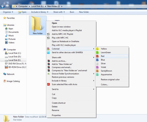 How to Change the Colour of a Folder In Windows