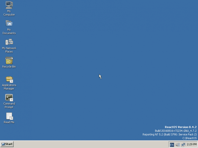 "ReactOS 0.4.2" An Open-Source Windows Clone Released
