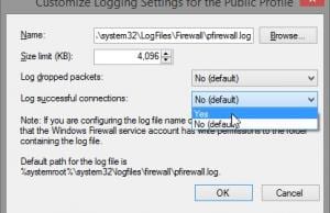 How to Track Internet Activity for free Using Windows Firewall Log