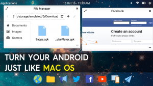How To Turn Your Android Device Just Like Mac OS