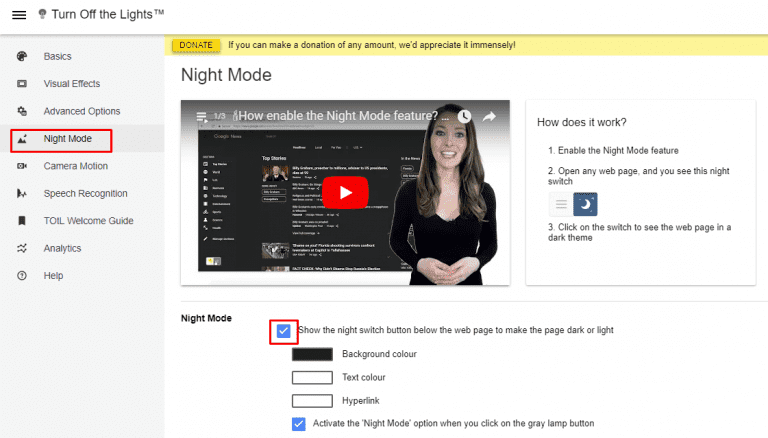 How To Use Night Mode Browsing In Google Chrome