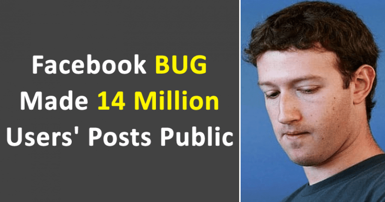This Facebook Bug Defaulted 14 Million Users’ Private Posts To General ...