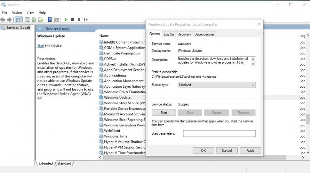 Fix Service Host: Local System High Disk, CPU & Memory Usage