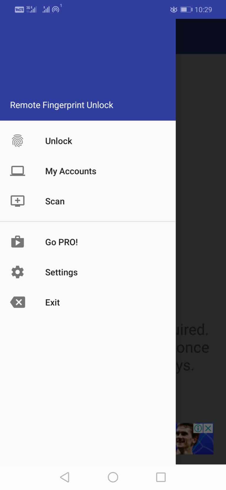 Remotely Unlock Windows PC Via Fingerprint Scanner On Android