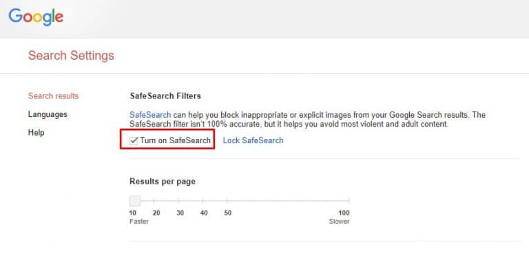 How to Turn on Google SafeSearch For PC