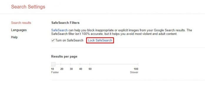 How to Turn on Google SafeSearch For PC