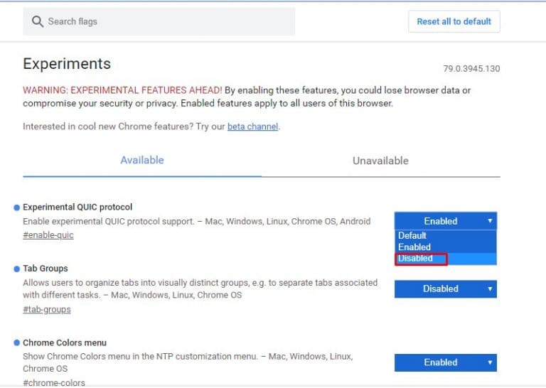 How To Reset Chrome Flags to Default state on Android and PC