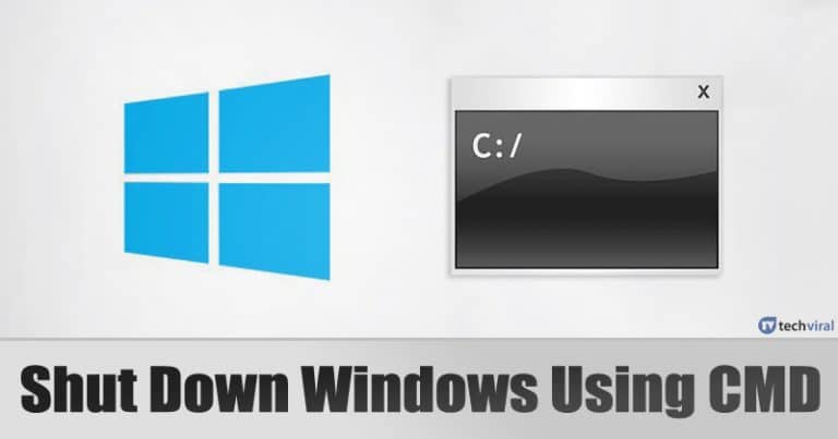 How To Shut Down Windows 10 Using Command Prompt
