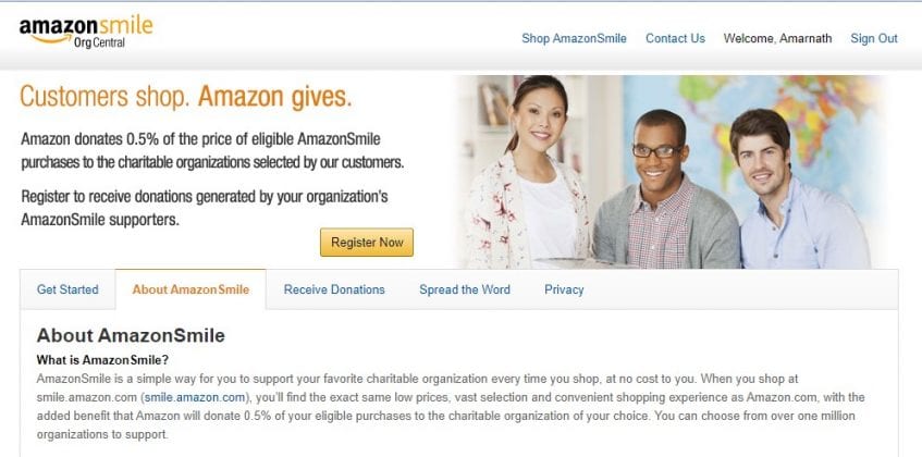 How To Activate Amazon Smile Feature on Amazon App
