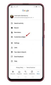 How to Customize the Google Search Widget on Android