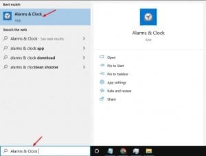 How to Set Alarms & Timers in Windows 10 PC