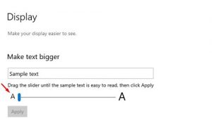 How to Change the Font Size On Windows 10 PC