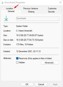 How to Change the Save & Download Folder Location in Windows 11