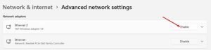 How to Enable or Disable Network Adapter in Windows 11
