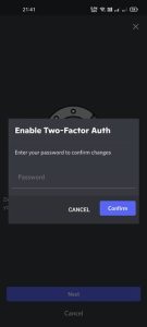 How to Enable/Disable Two-Factor Authentication on Discord