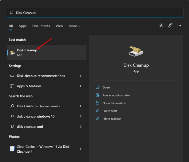 How to Use the Disk Cleanup Utility on Windows 11