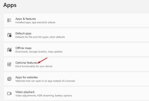 How to Add or Remove Optional Features in Windows 11