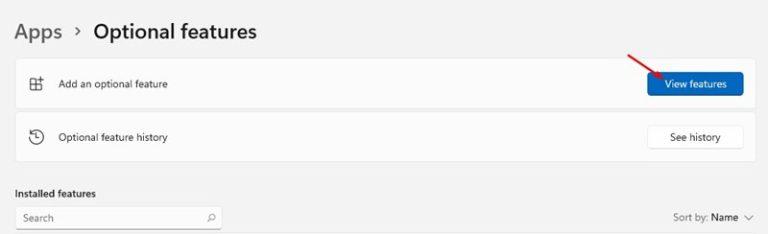 How to Add or Remove Optional Features in Windows 11