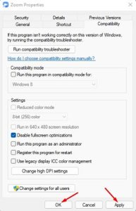 How to Disable Fullscreen Optimizations for Apps in Windows 11