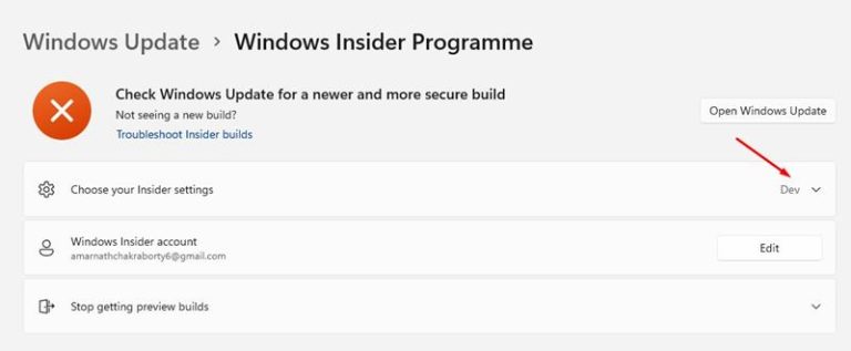 How to Switch From Windows 11 Dev to Beta Channel in 2022