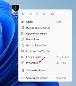 How to Set Windows Security Scan Shortcuts in Windows 11