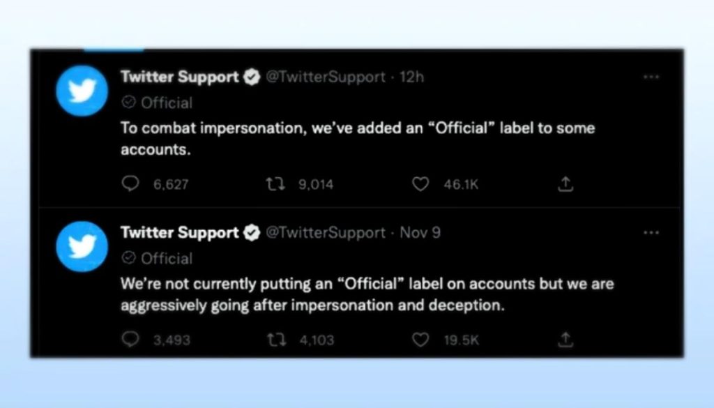 Twitter Blue Subscription Resulted Blue Tick Impersonations