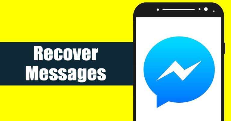 How to Recover Deleted Messages on Messenger