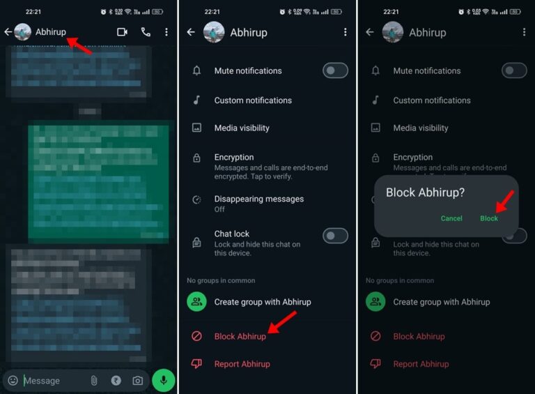 How to Block & Report a Contact on WhatsApp?