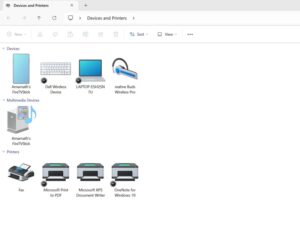 How to Open 'Devices and Printers' in Windows 11