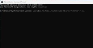 How to Disable Hyper-V on Windows 11