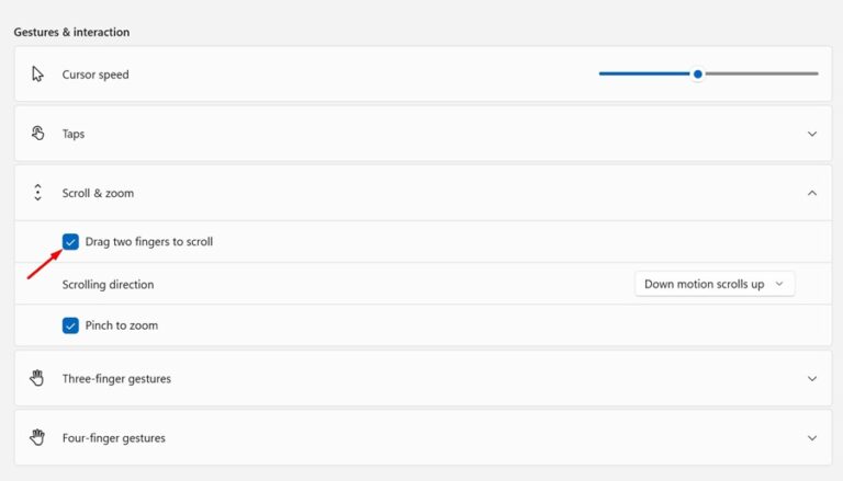 How to Enable Two Finger Scroll on Windows 10/11