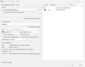 How to Download Torrent files Using qBittorrent