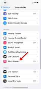 How to Enable Music Haptics on iPhone