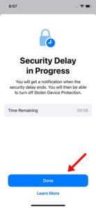 How to Turn Stolen Device Protection Off